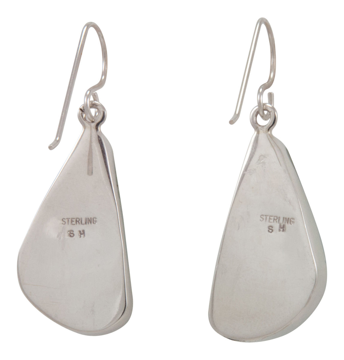 Navajo Native American Kingman Turquoise Earrings by Sam Harrold SKU23 ...